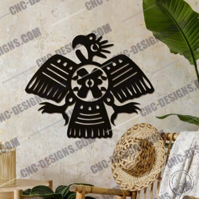 Aztec Eagle DXF Files for CNC Machines