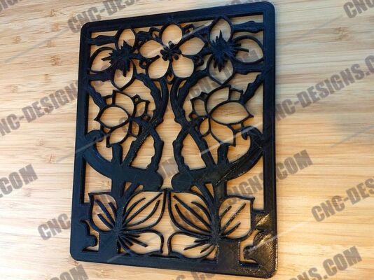 Nouveau Silhouette DXF Files | Decorative & Floral