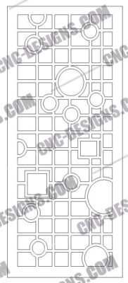 Panel 2 DXF File - CNC Cut Design